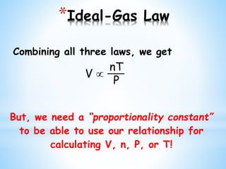 Chem II - Ideal Gas Law (Liquids and Solids) | PPTX