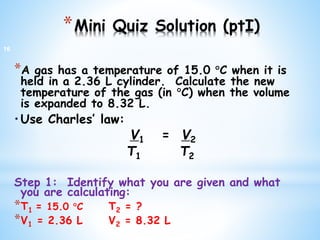 Unit 10 intro&early gaslaws final | PPT