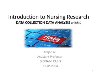 Nursing Research Data Collection and Data Analysis | PPTX