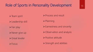 UNIT - 10 - PSYCHOLOGY AND SPORTS | PPT