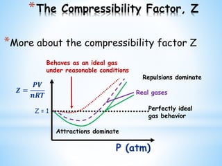 Chem II - Real Gases: Van der Waals (Liquids and Solids) | PPTX