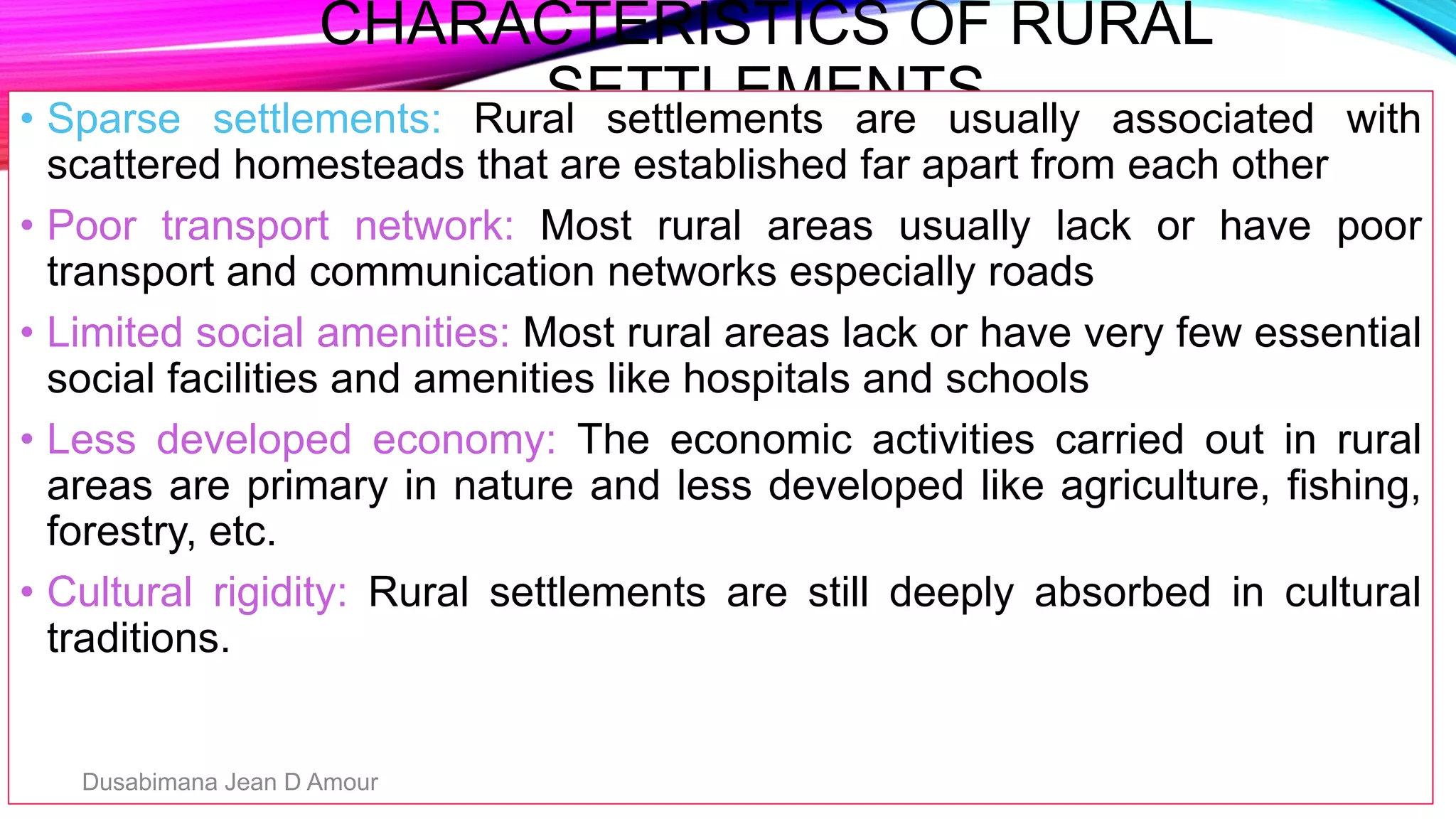 Unit 10 Rural and urban settlement.pptx
