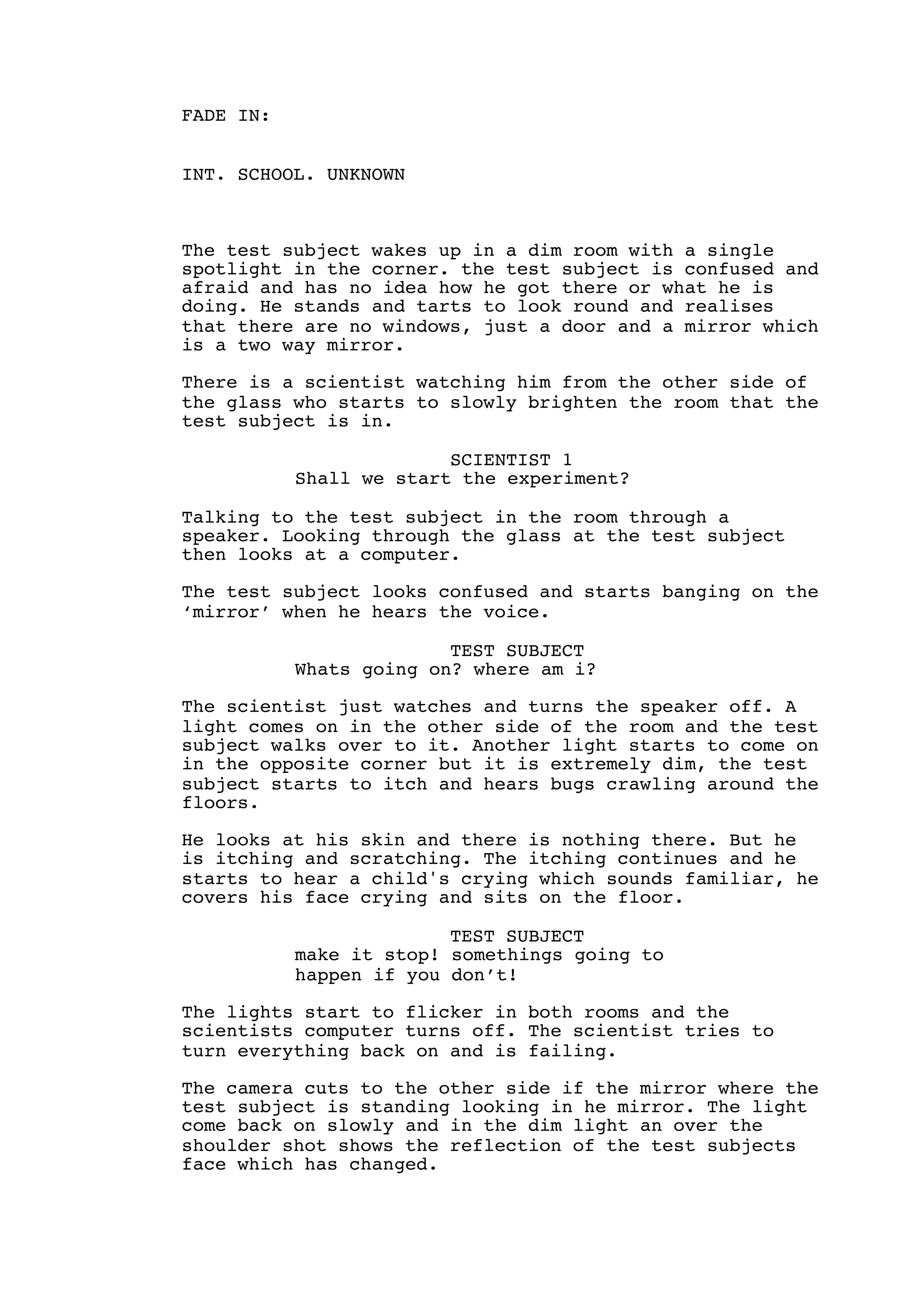 Unit 10 script | PDF