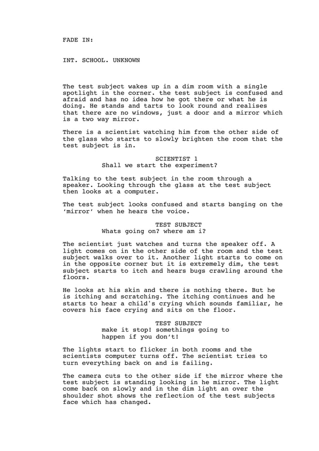 Unit 10 script | PDF