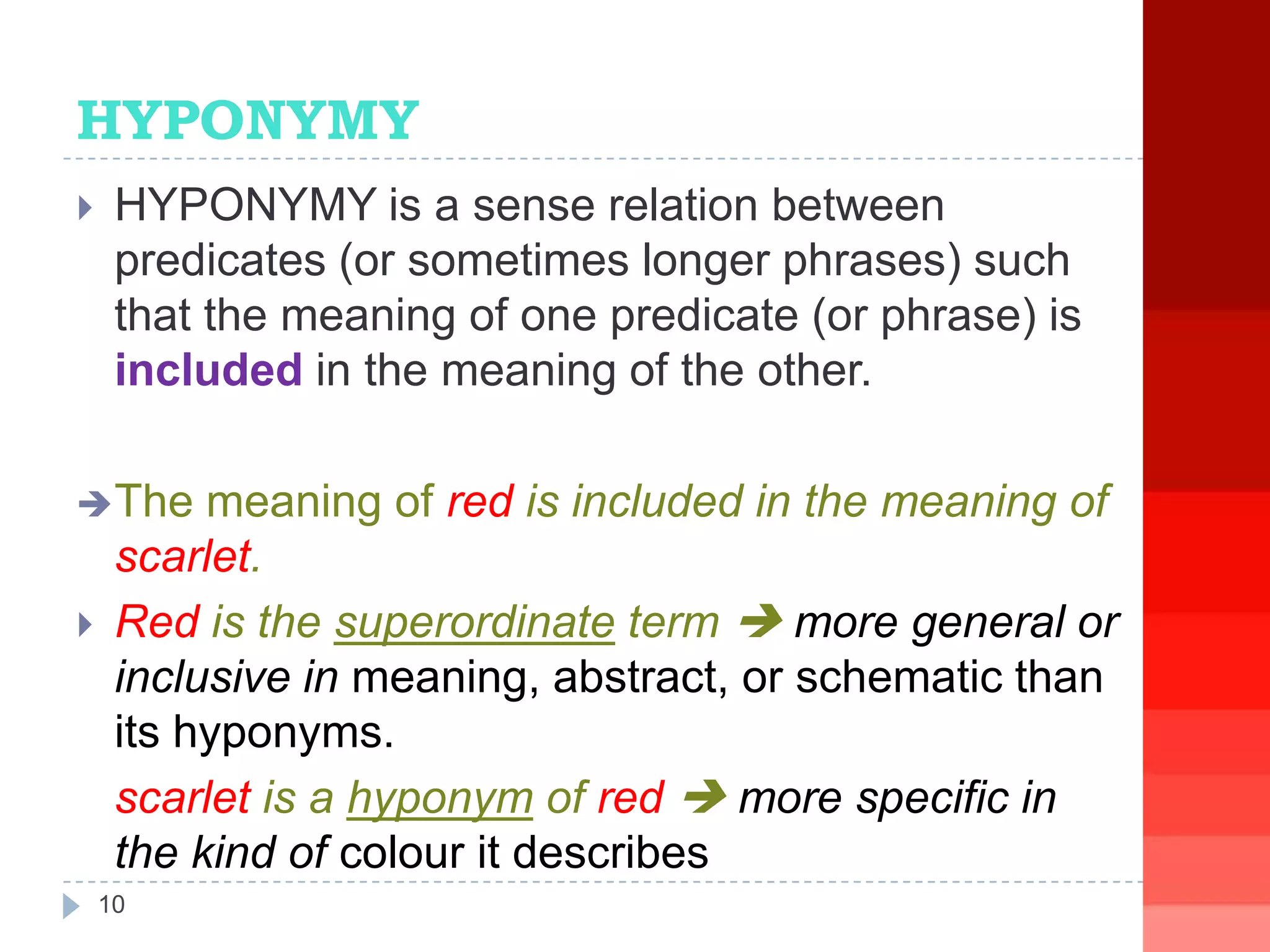 Unit 10 Sense Relations (1) | PPTX