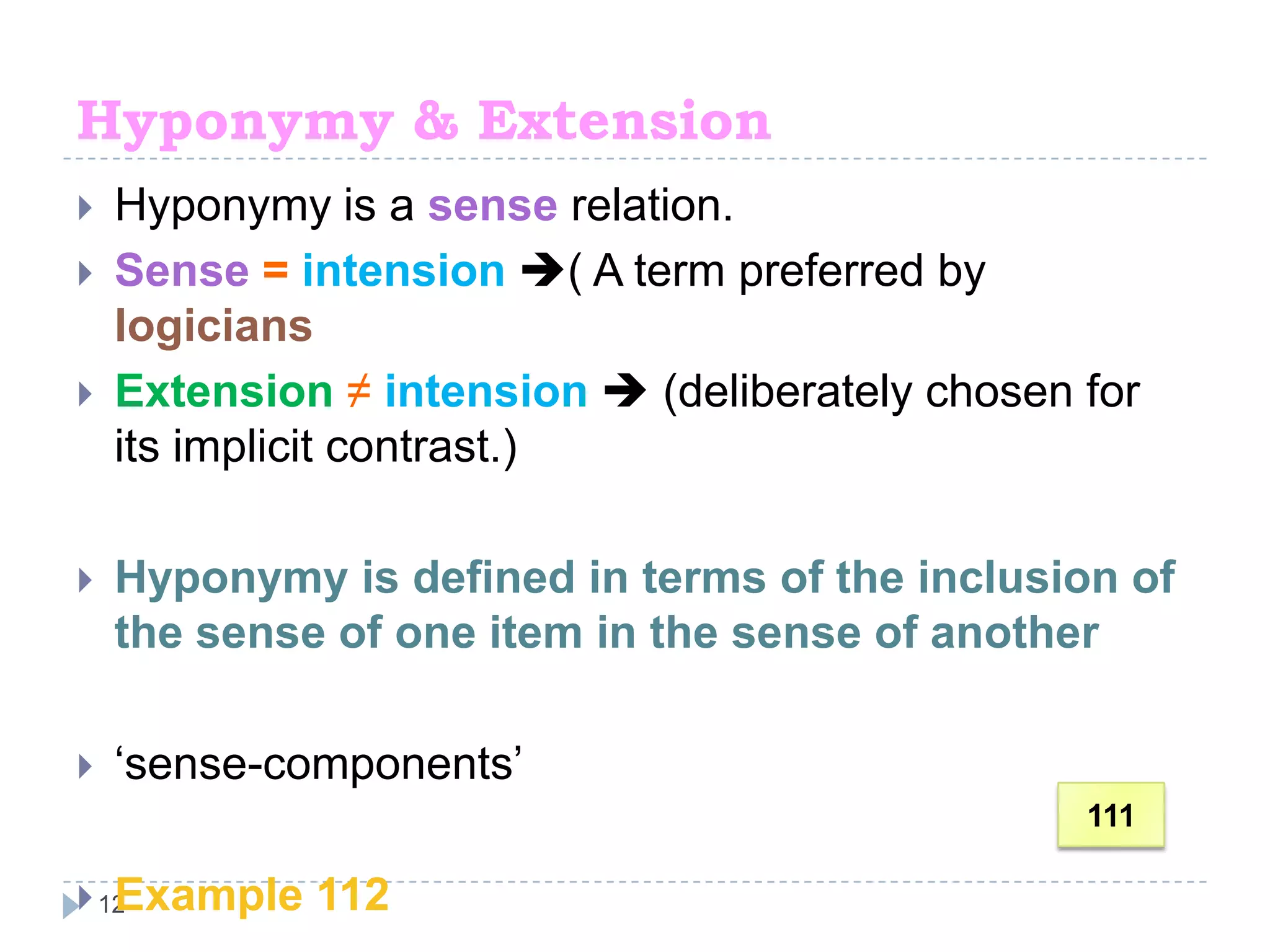 Unit 10 Sense Relations (1) | PPTX