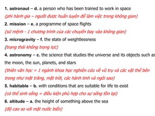 Unit 10 Space travel Lesson 1 Getting started.ppt