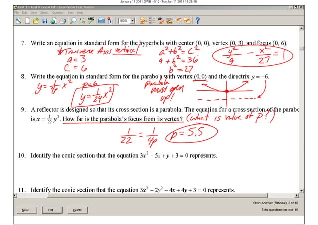 Unit 10 test review | PDF