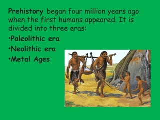 Unit 11: THE PREHISTORY | PPT