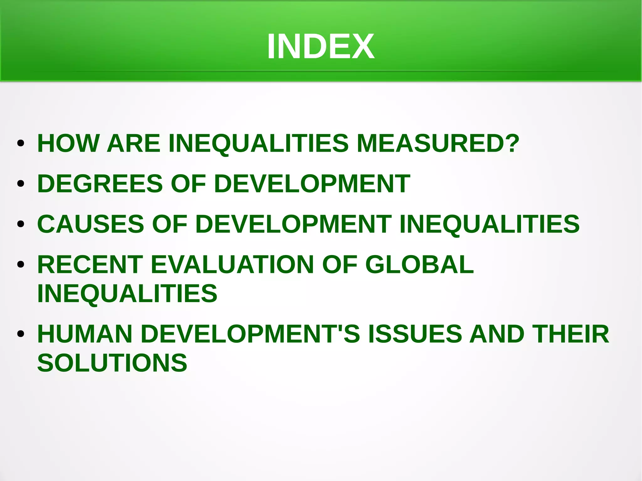 Unit 11. socioeconomic inequalities | ODP | Debated Sensitive Social ...