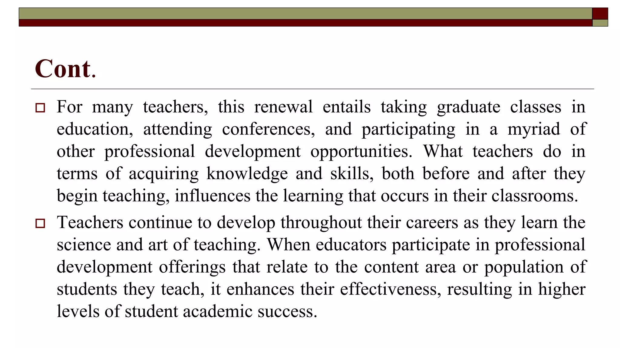 INTRODUCTION TO TEACHING | PPTX | Professional School | Postgraduate ...