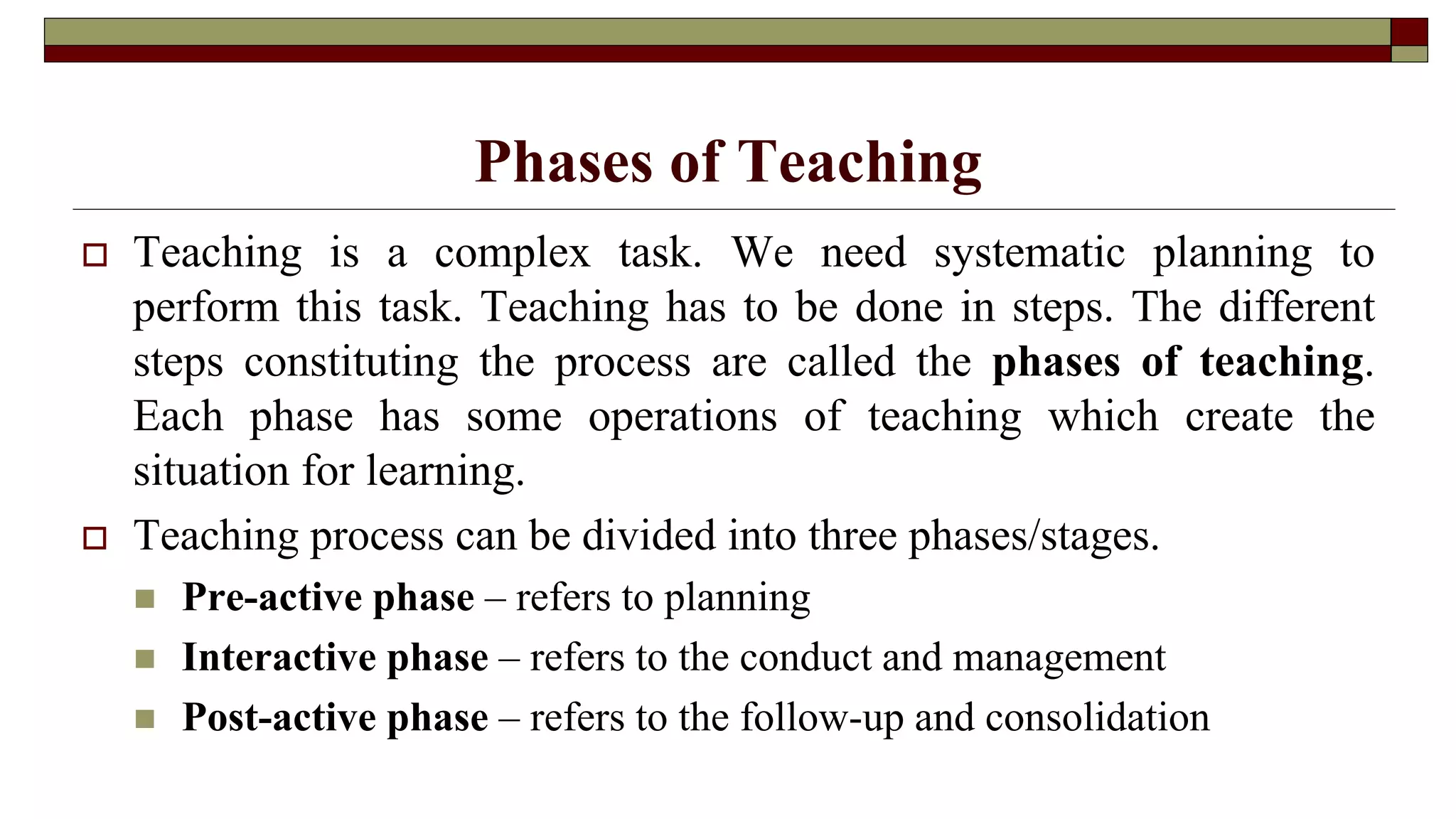 INTRODUCTION TO TEACHING | PPTX | Professional School | Postgraduate ...