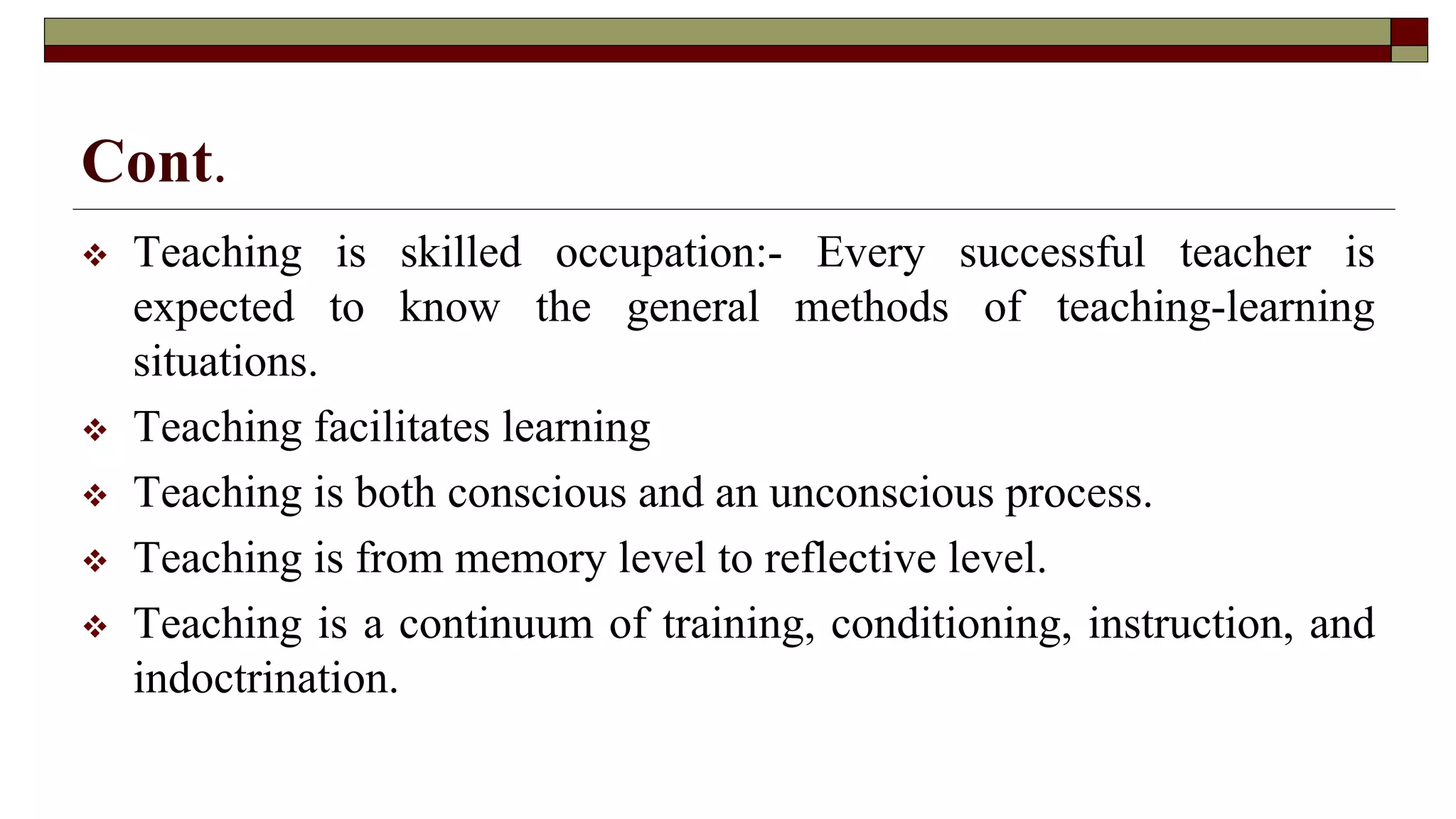 INTRODUCTION TO TEACHING | PPTX