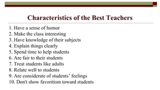 INTRODUCTION TO TEACHING | PPTX