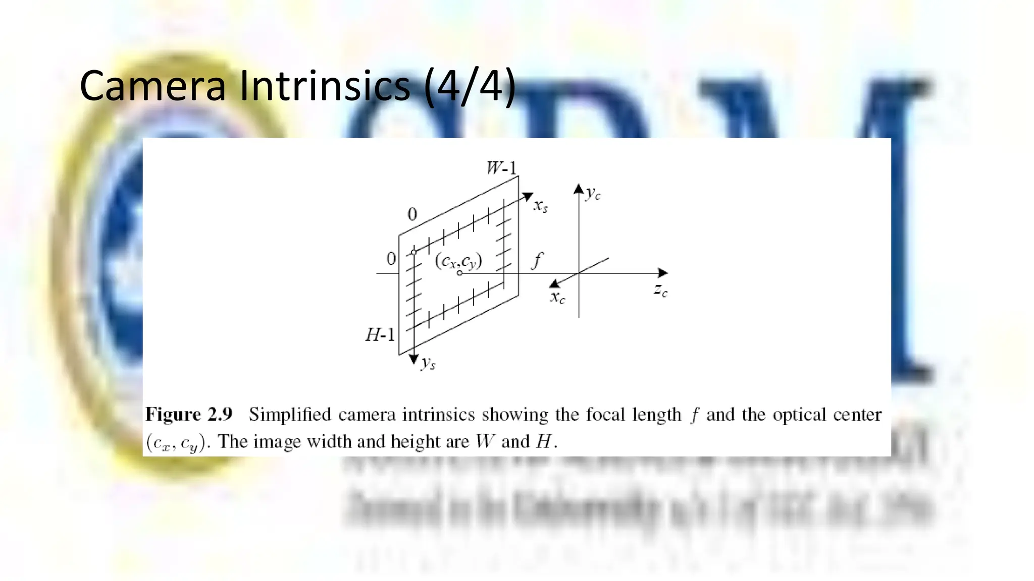 Introduction to Computer Vision - Image formation | PPTX