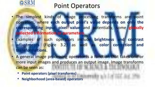 Introduction to Computer Vision - Image formation | PPTX