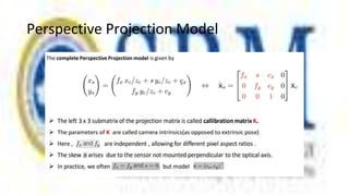 Introduction to Computer Vision - Image formation | PPTX