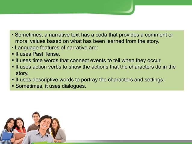 Narrative Text, Giving Instruction, direct & indirect speech | PPT