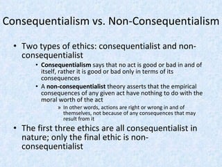 Ethics, Part 1 | PPT