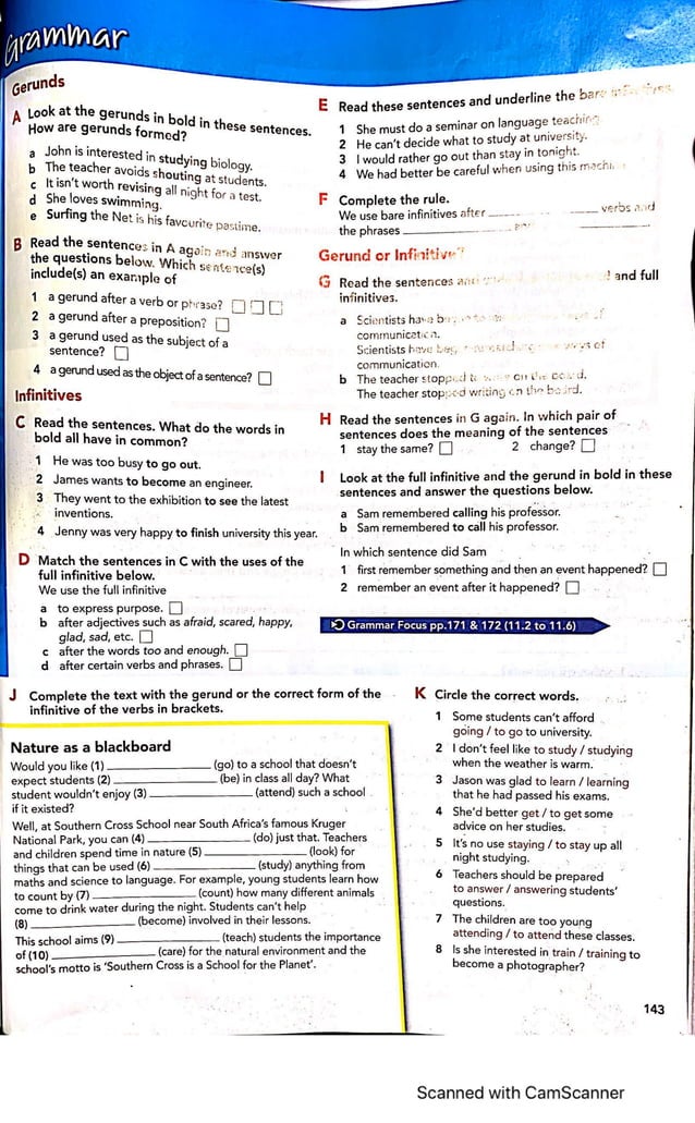 Unit 11 gerunds & infinitives | PDF