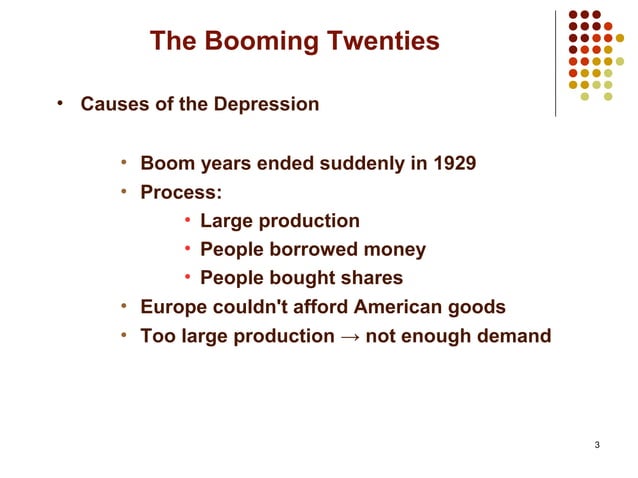 Unit 11 - The Booming Twenties | PPT