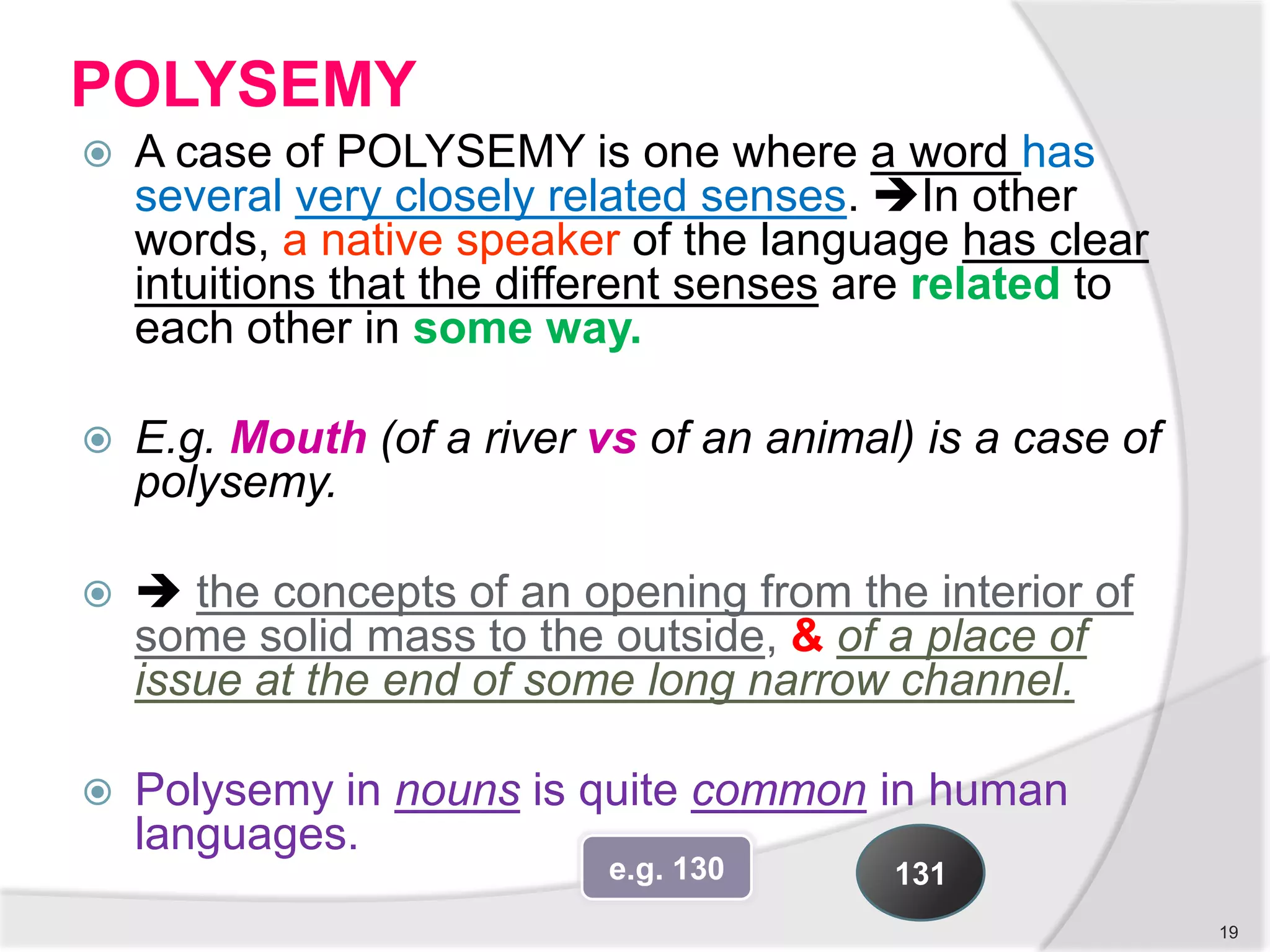 Unit 11 Sense Relations (2) | PPTX