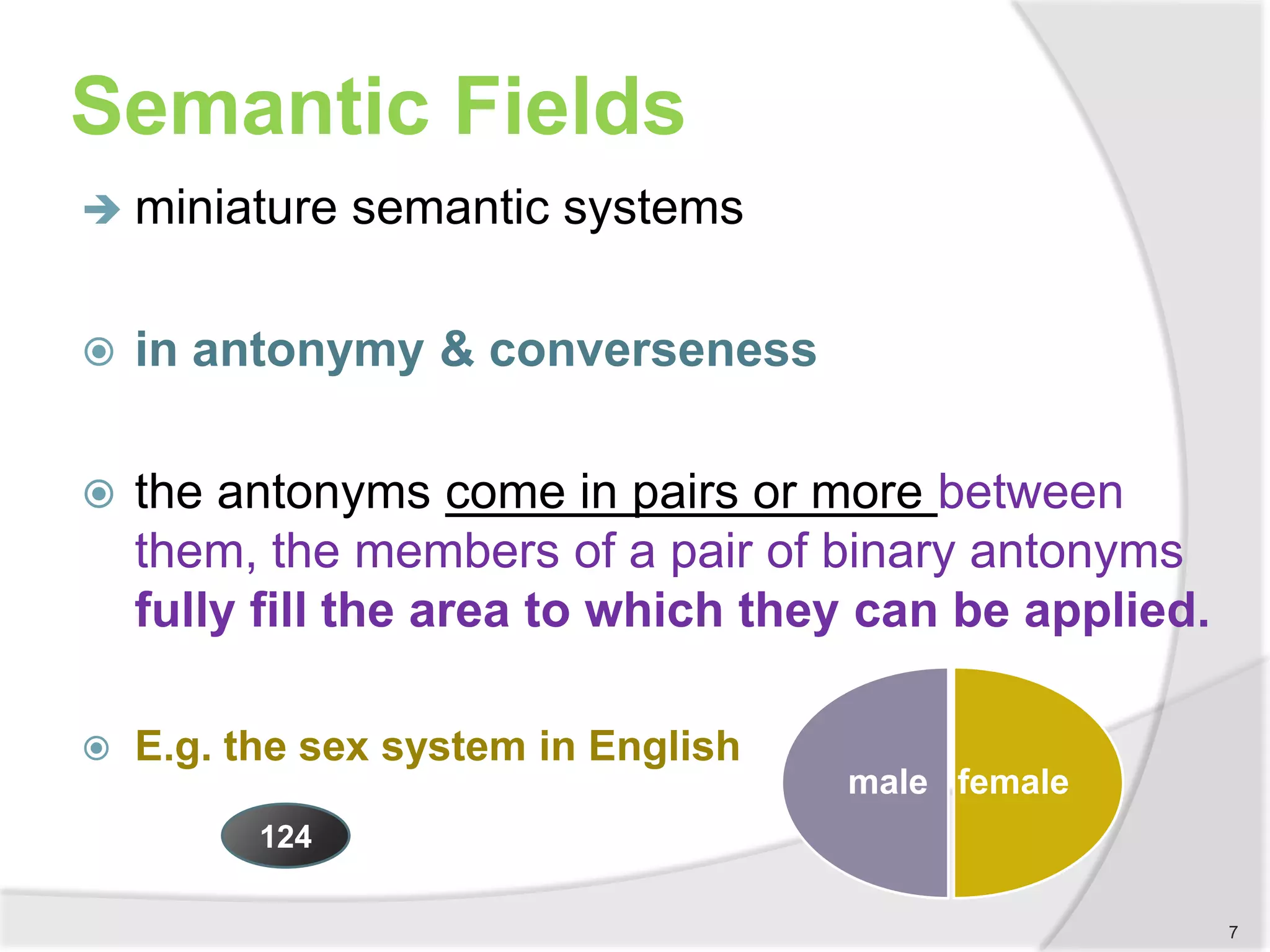 Unit 11 Sense Relations (2) | PPTX