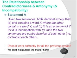 Unit 11 Sense Relations (2) | PPTX
