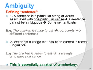 Unit 11 Sense Relations (2) | PPTX