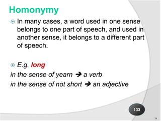 Unit 11 Sense Relations (2) | PPTX