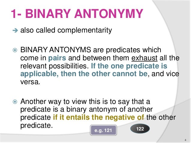 Unit 11 Sense Relations (2)