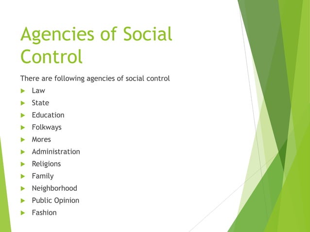 Unit 11 social control | PPTX