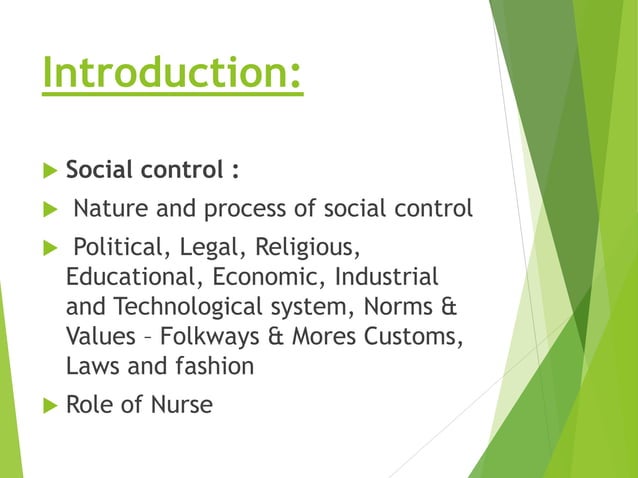 Unit 11 social control | PPTX