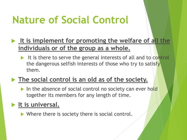 Unit 11 social control | PPTX