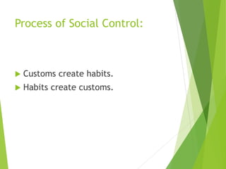 Unit 11 social control | PPTX