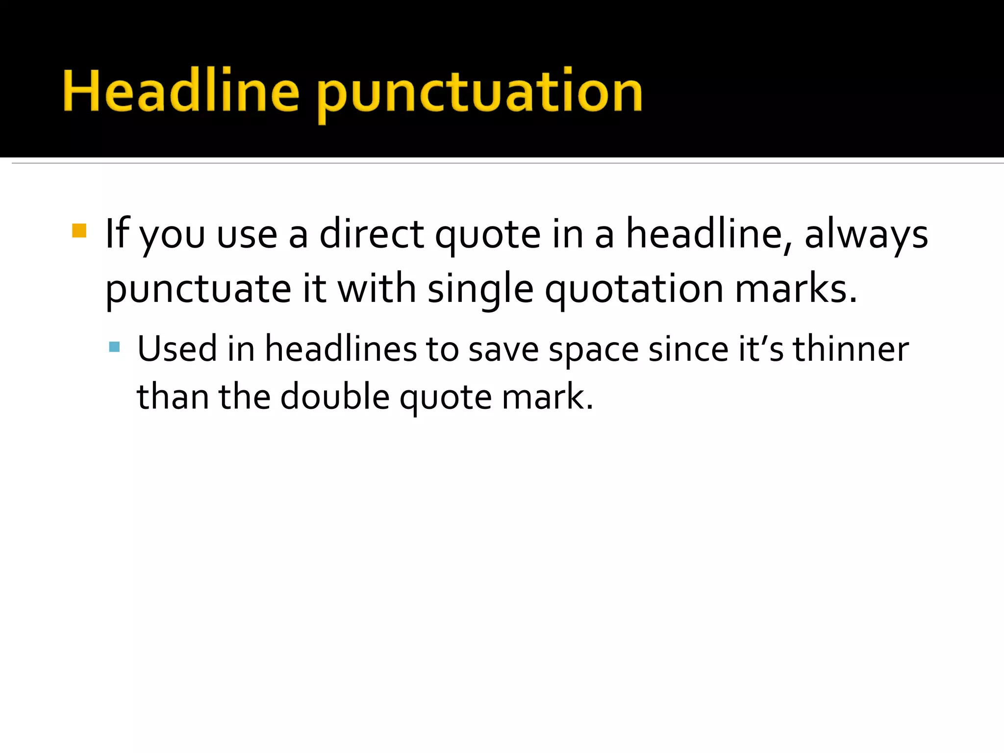 Unit 11 The Headline | PPT