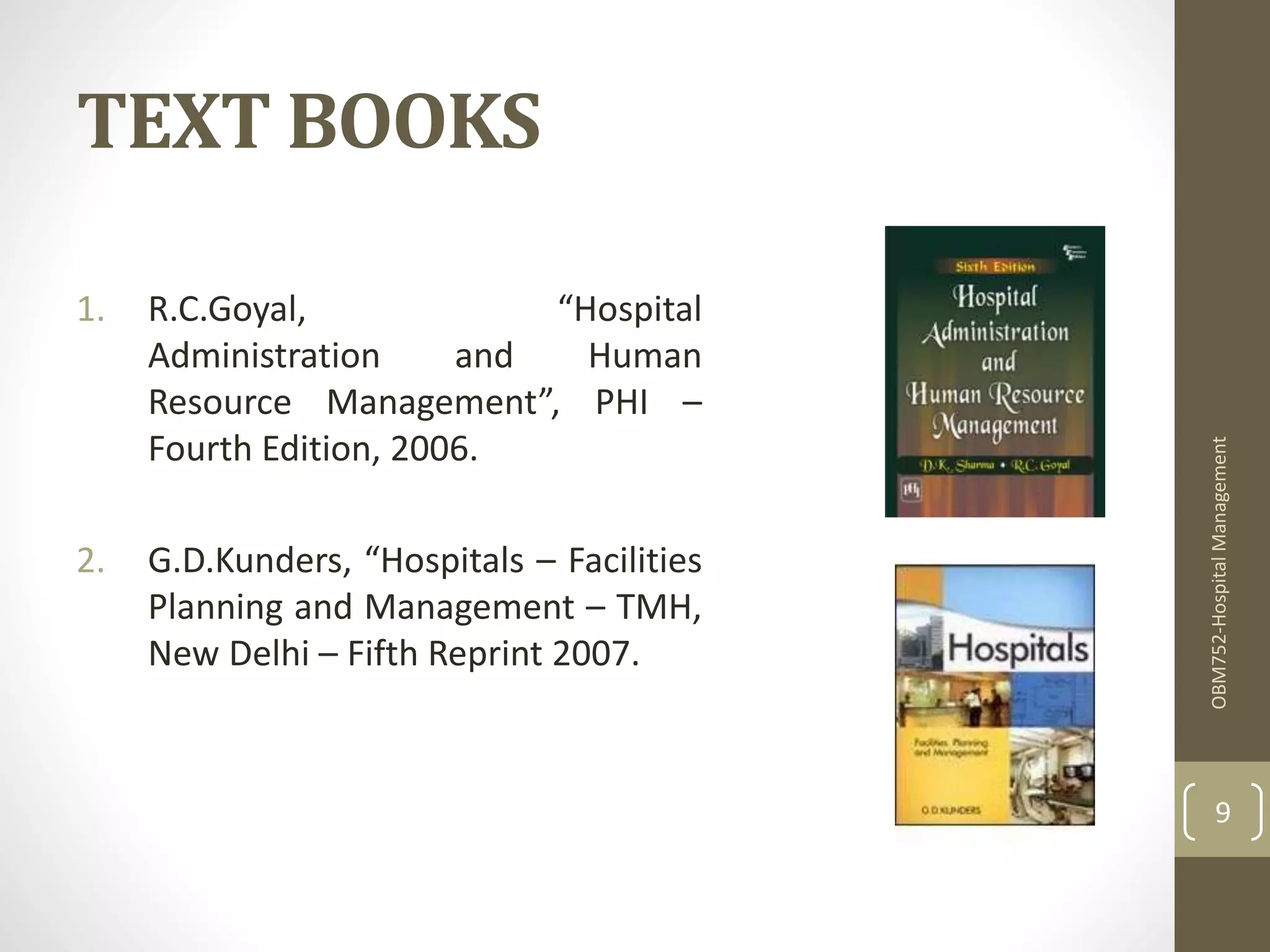 HOSPITAL MANAGEMENT | PPTX