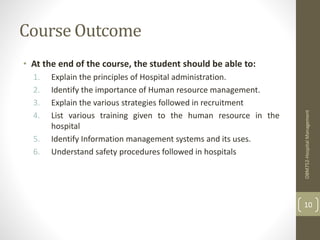 HOSPITAL MANAGEMENT | PPTX