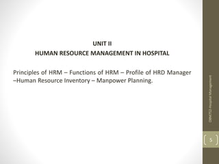 HOSPITAL MANAGEMENT | PPTX