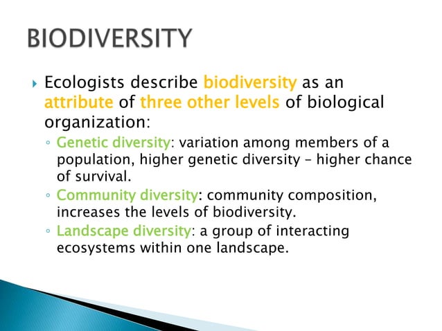 Unit 11 biodiversity and classification | PPTX | Biological Sciences ...