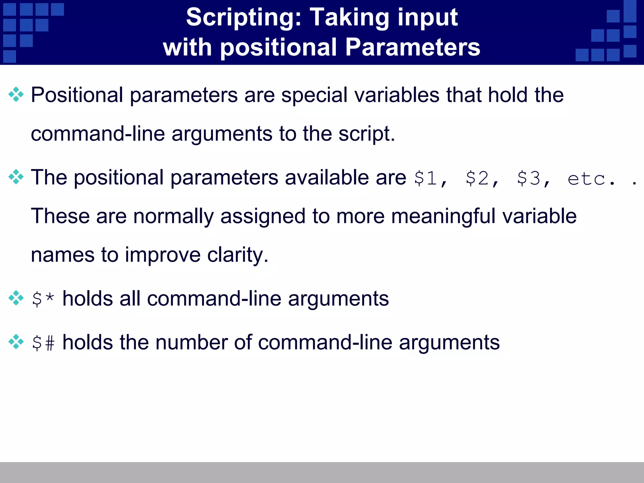 Unit 11 configuring the bash shell – shell script | PPT Unit 11 configuring the bash shell – shell script | PPT