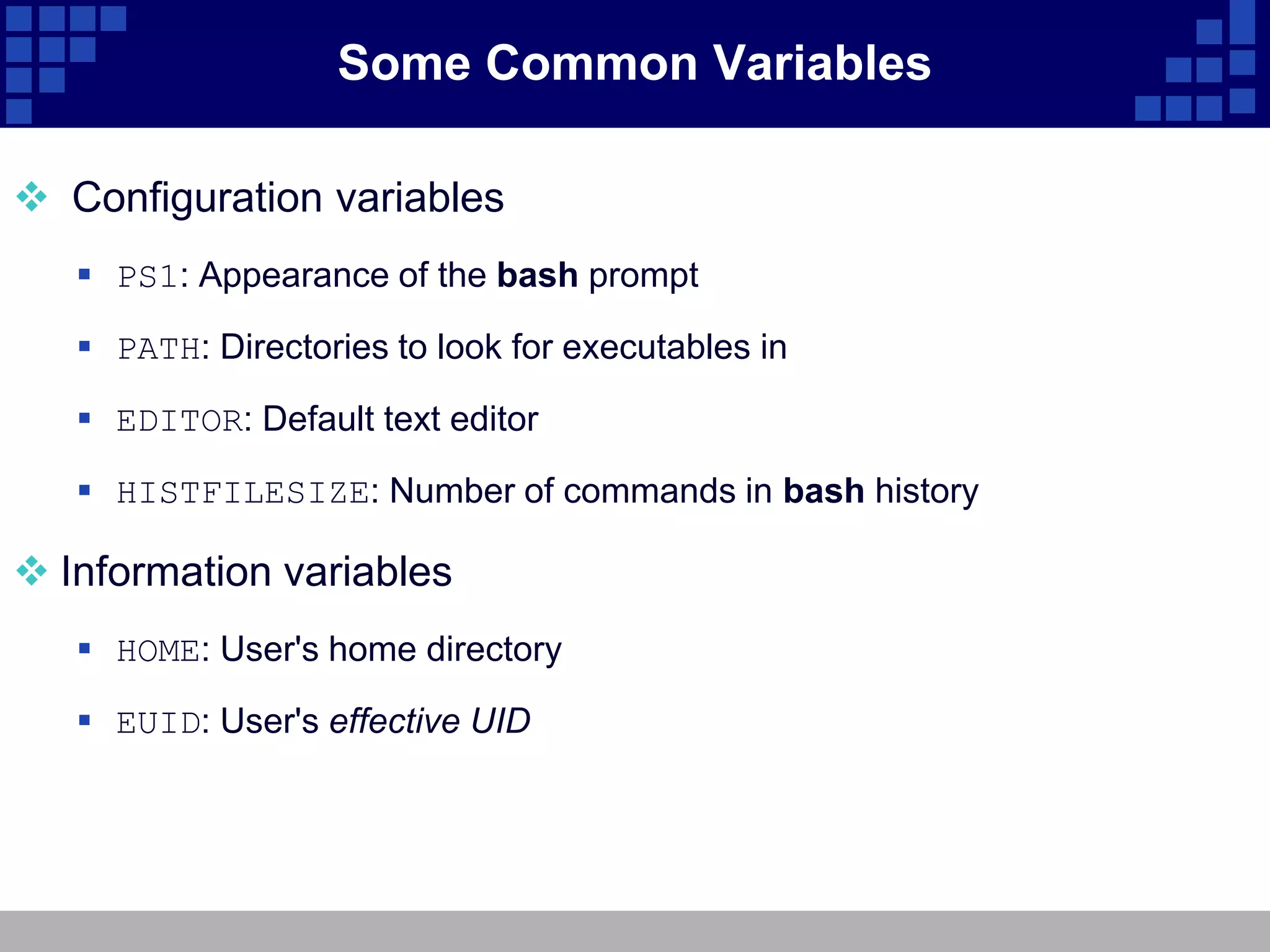 Unit 11 configuring the bash shell – shell script | PPT Unit 11 configuring the bash shell – shell script | PPT