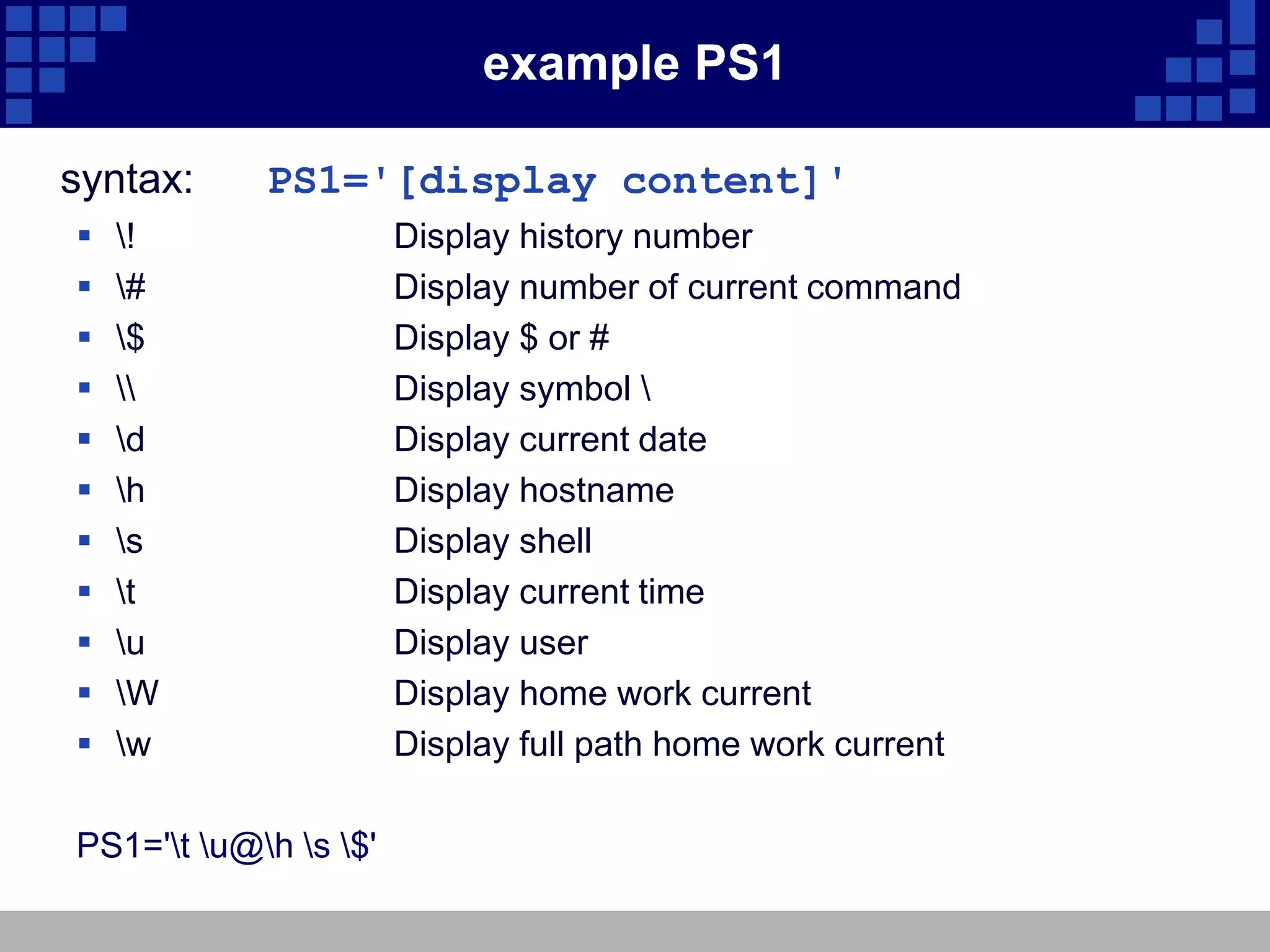 Unit 11 Configuring The Bash Shell Shell Script Ppt