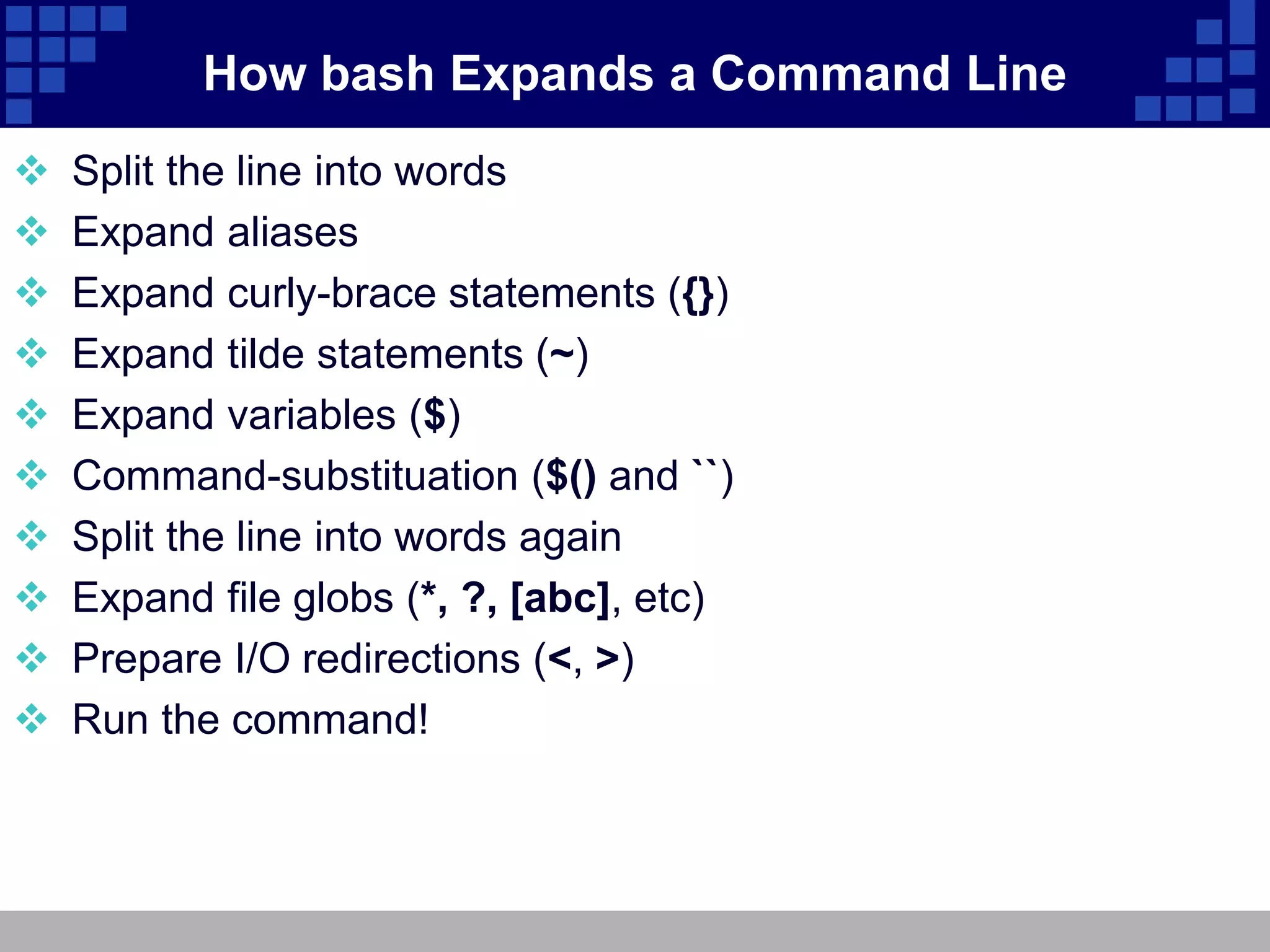Unit 11 configuring the bash shell – shell script | PPT Unit 11 configuring the bash shell – shell script | PPT