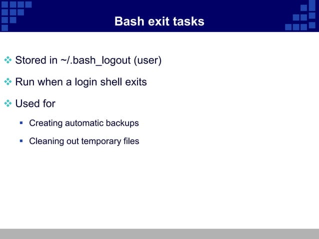 Unit 11 configuring the bash shell – shell script | PPT Unit 11 configuring the bash shell – shell script | PPT