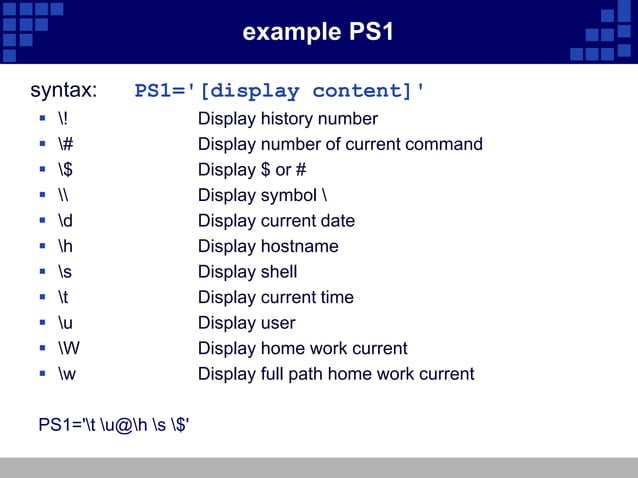 Unit 11 configuring the bash shell – shell script | PPT Unit 11 configuring the bash shell – shell script | PPT