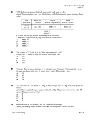 Unit 11 data handling new | PDF