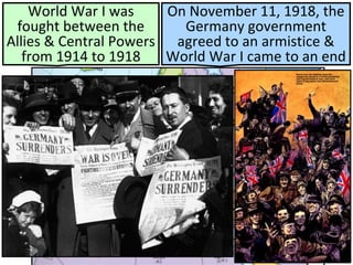 WWI Unit - Treaty of Versailles Lecture | PPT | Free Download