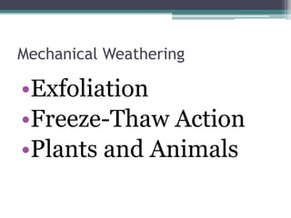 Unit 11 external forces | PPTX | Geology | Science