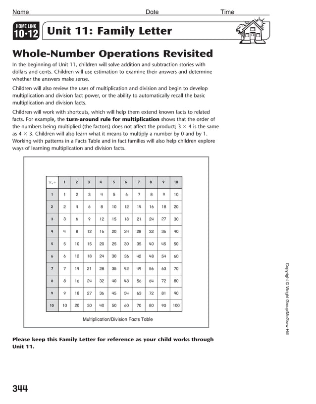 Unit 11 family letter | PDF
